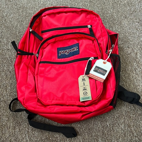 Jansport | Other | Jansport Shiny Red Xl Backpack | Poshmark